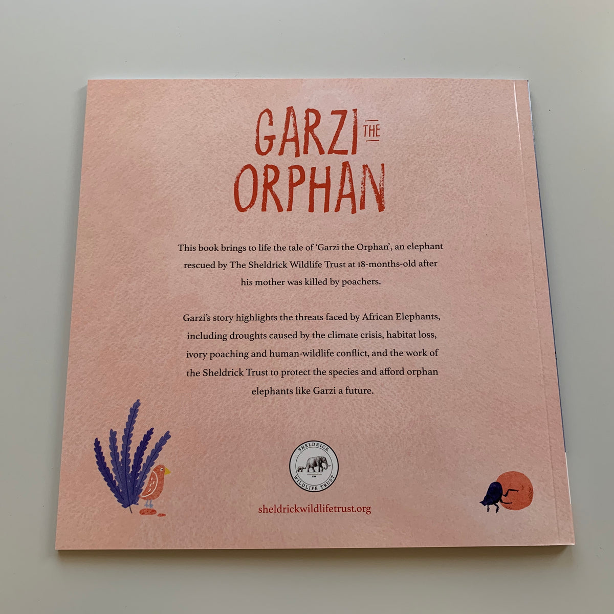 Garzi the Orphan Book – Sheldrick Wildlife Trust USA